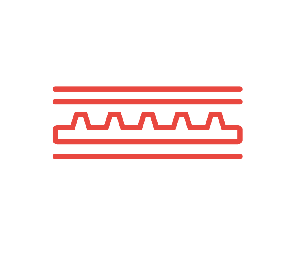 Double-slope beam with inverted omega roof slab (Dalla) - Moretti ...